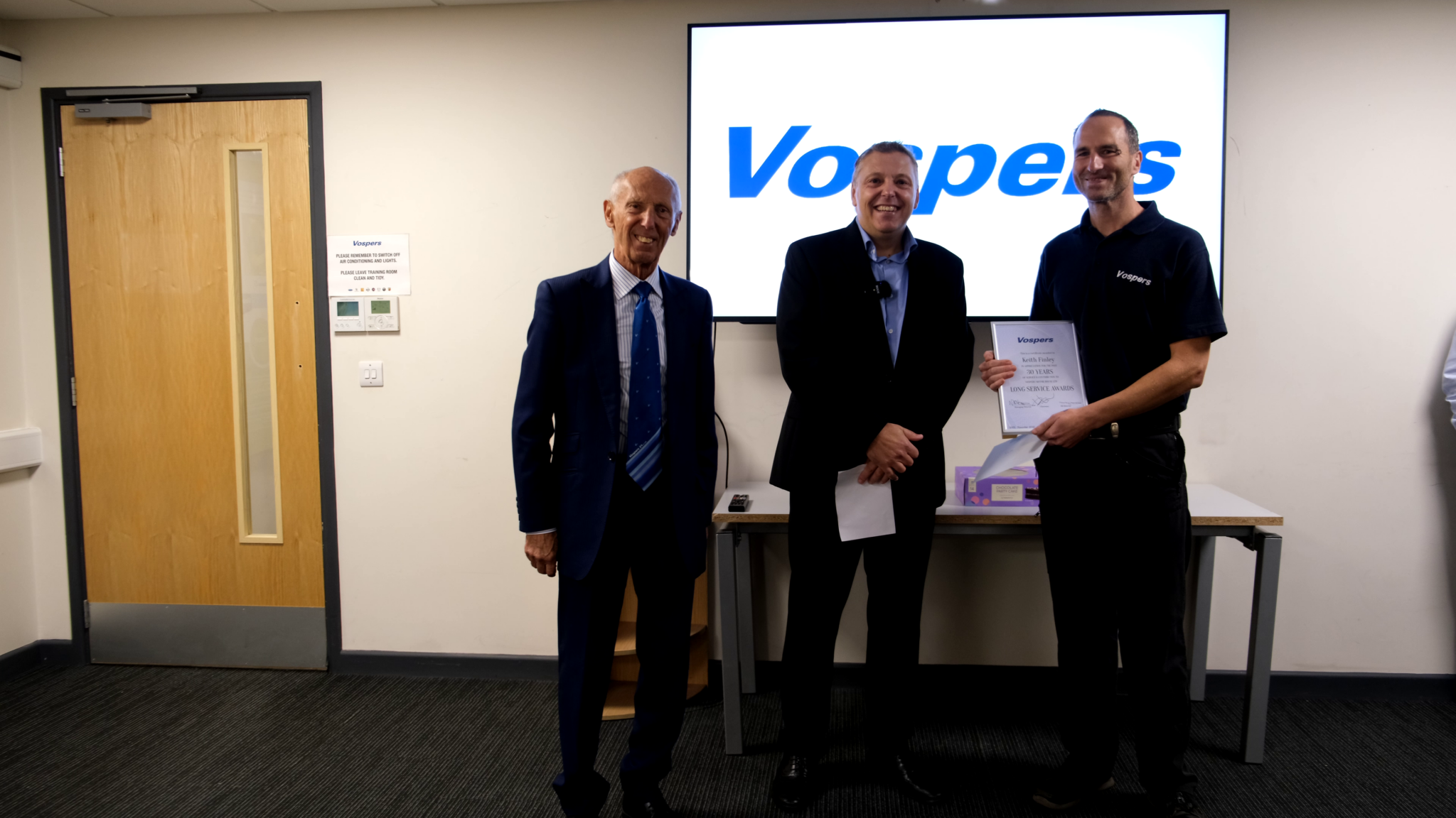 Vospers News: Long Service Awards - Vospers Blog